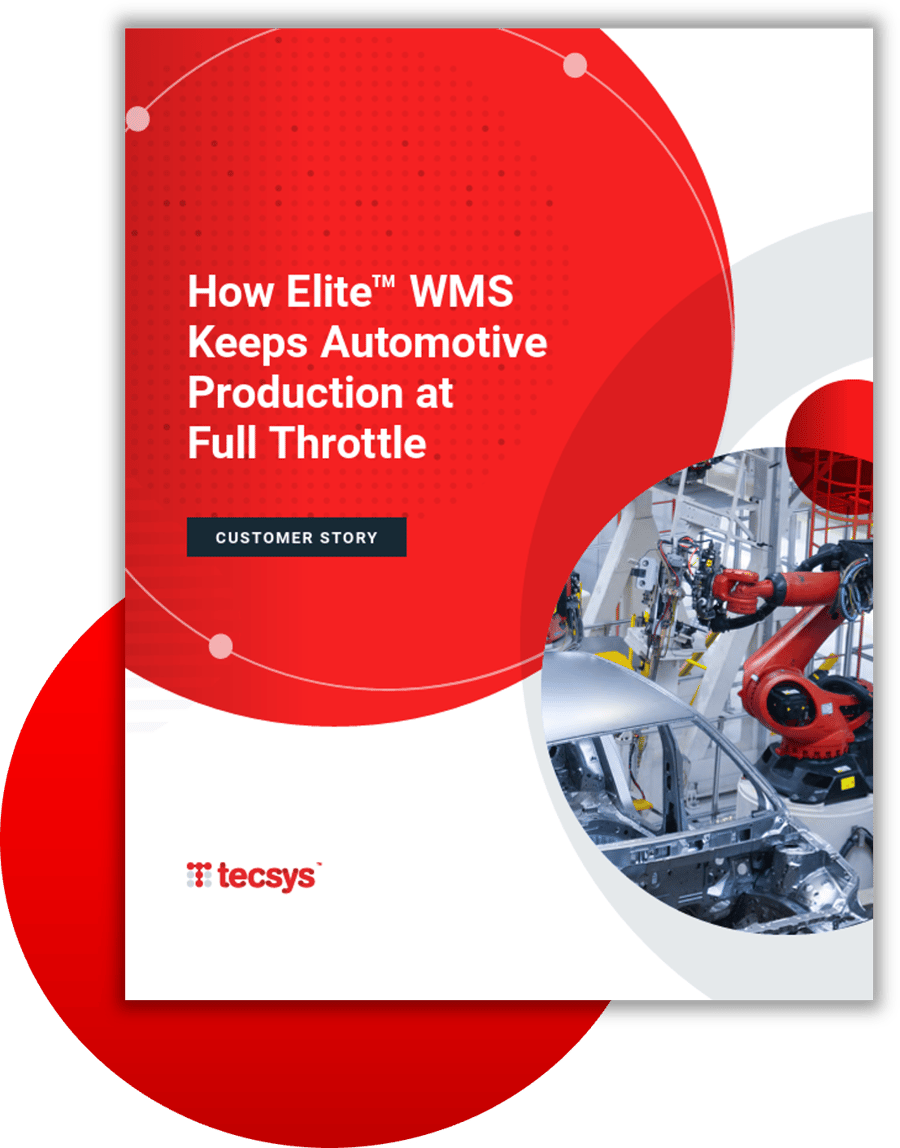 How Elite™ WMS Keeps Automotive Production at Full Throttle | Tecsys